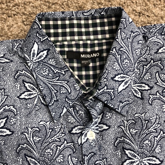 Murano | Shirts | Very Handsome Murano Mens Shirt Floral Print | Poshmark